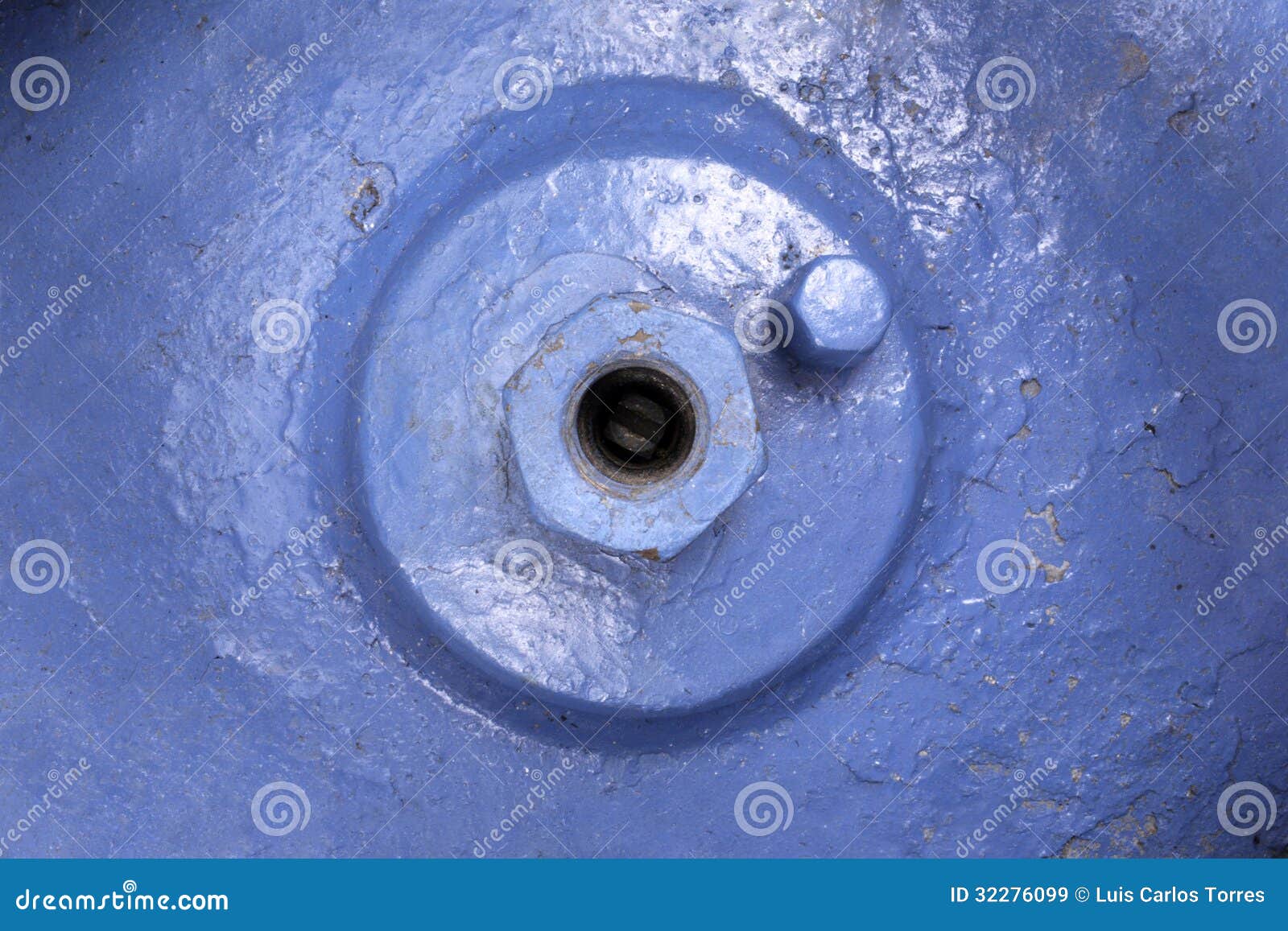 Propane tank plug top view stock image. Image of gauge - 32276099