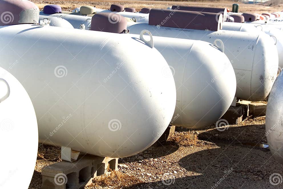 Propane tanks stock image. Image of crude, power, burn - 4023445