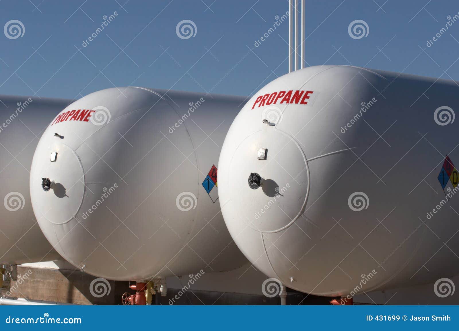 Propane tanks stock image. Image of ignite, commodity, hazard - 431699