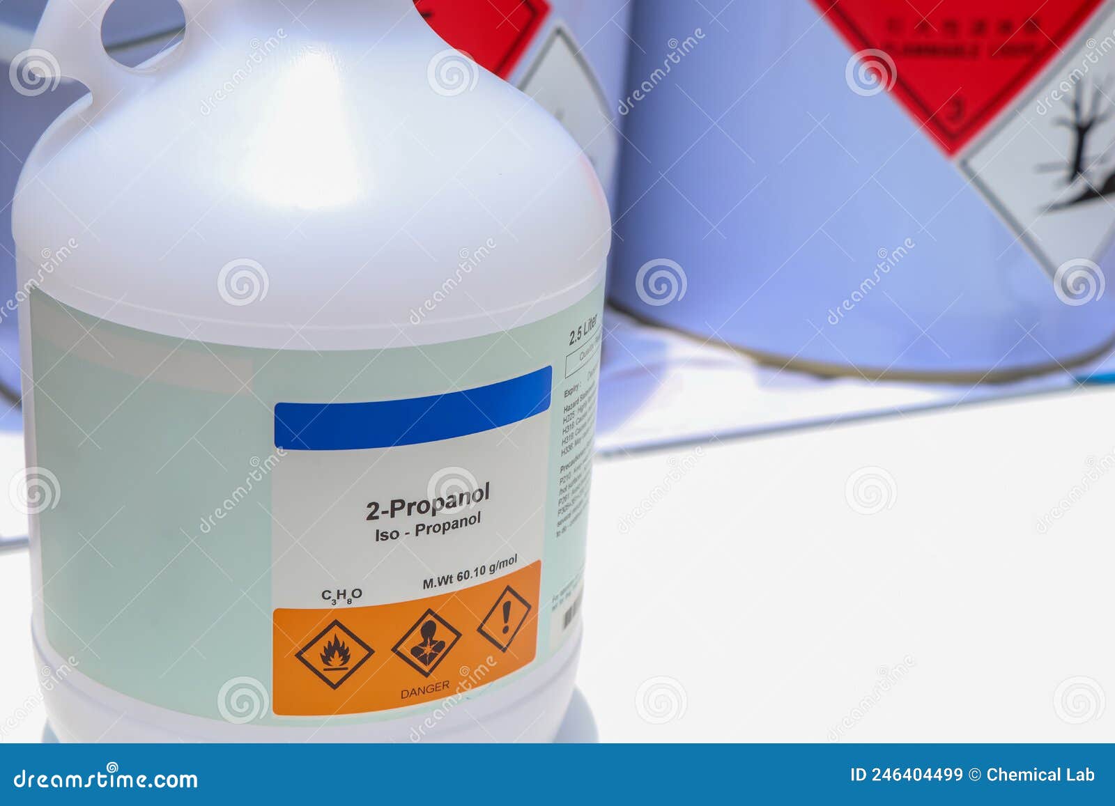 2 Propanol Bottle