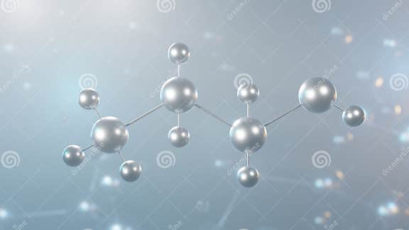 1-propanol Molecular Structure, 3d Model Molecule, Propanol, Structural ...