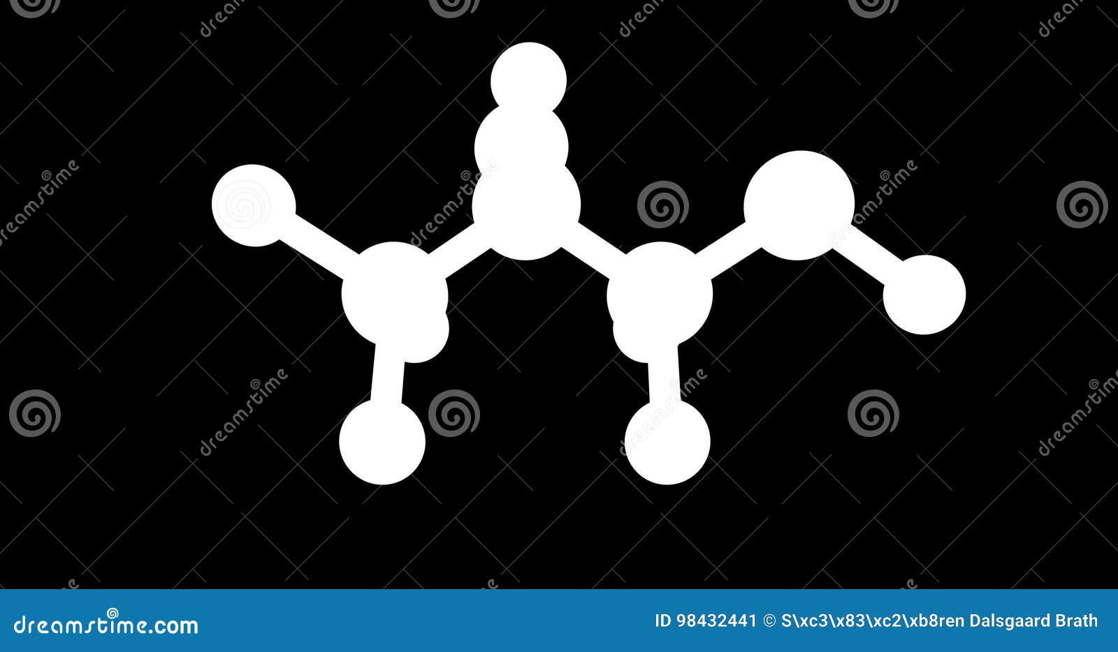 1-Propanol Molecule, Rotating Seamless Loop, 3d Animation, 4k 30fps ...