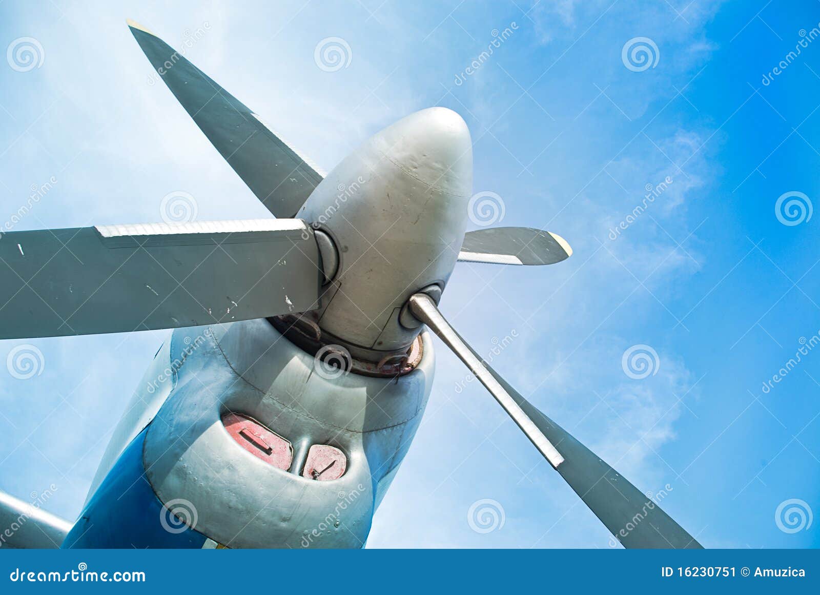 Propeller stock image. Image of aluminum, blue, metal - 16230751