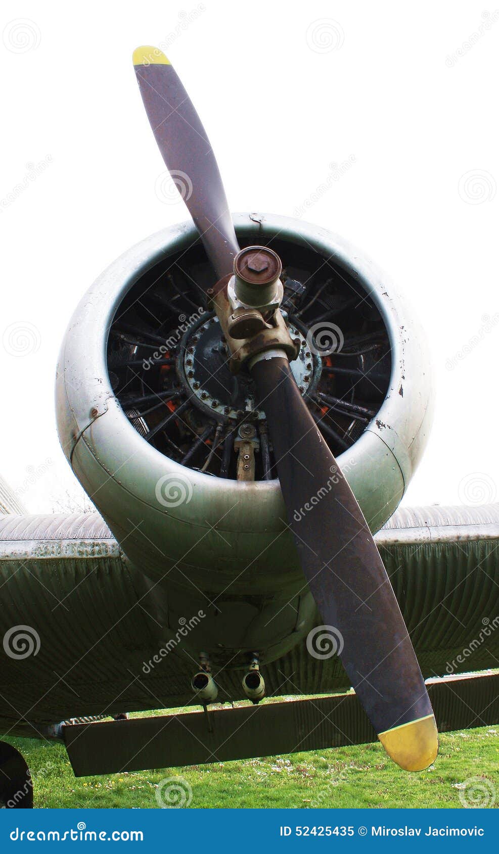 Propeller of aircraft stock image. Image of blade, commercial - 52425435