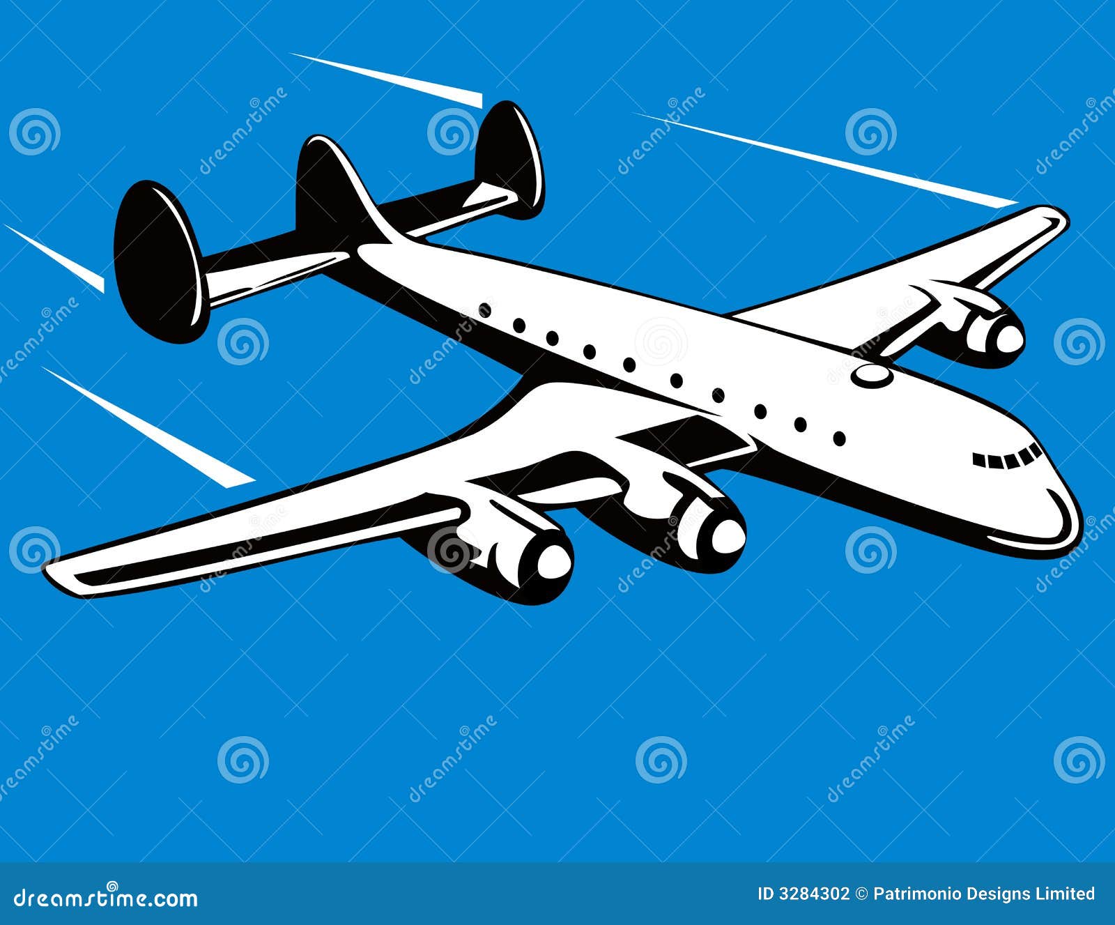 Propeller Airplane. Old White Plane. Green Screen Background. 3d ...