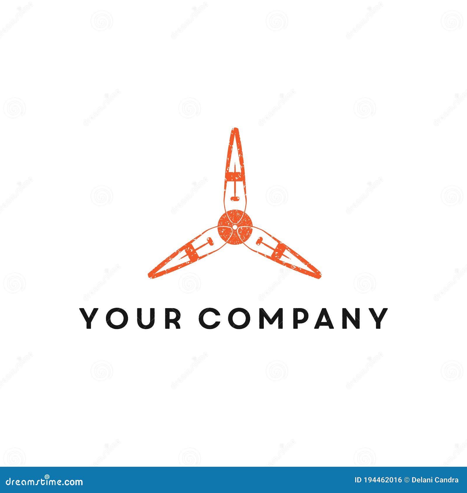 Propeller Airplane Logo Design. Vintage, Old and Modern Style Logos ...