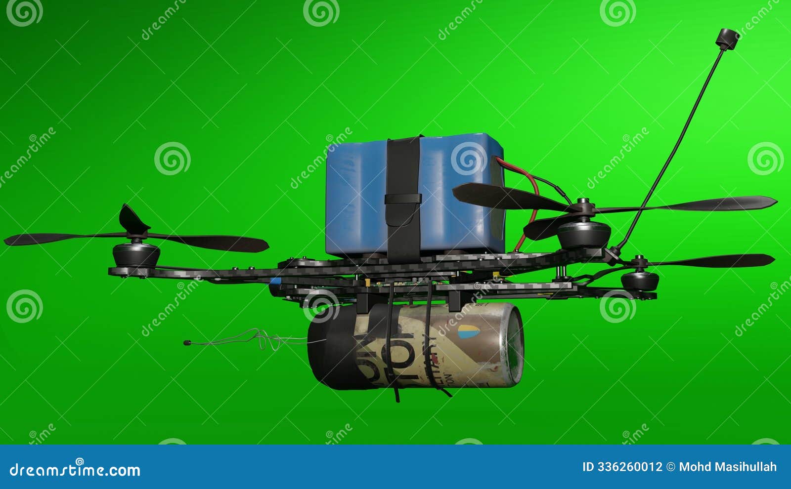 Propeller Drone Camera stock illustration. Illustration of propeller ...