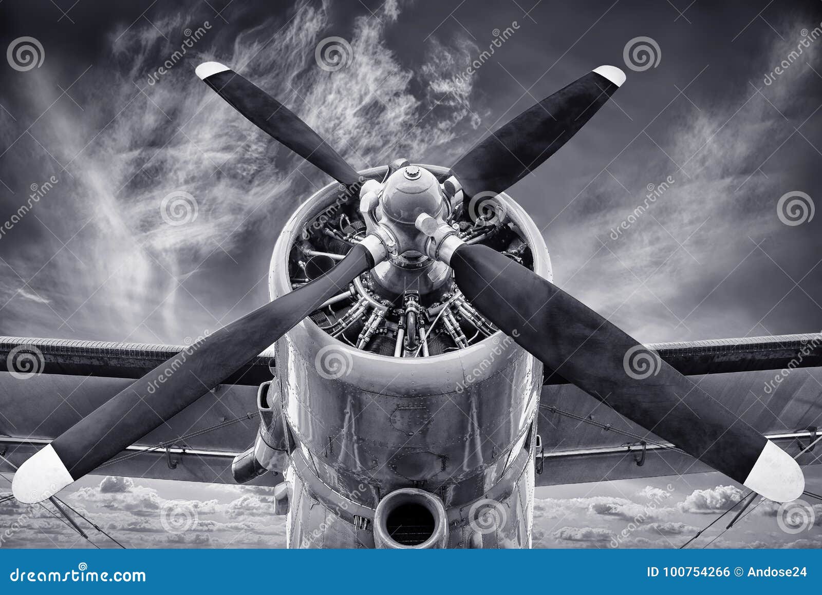 Propeller stock photo. Image of machine, aerobatic, technology - 100754266