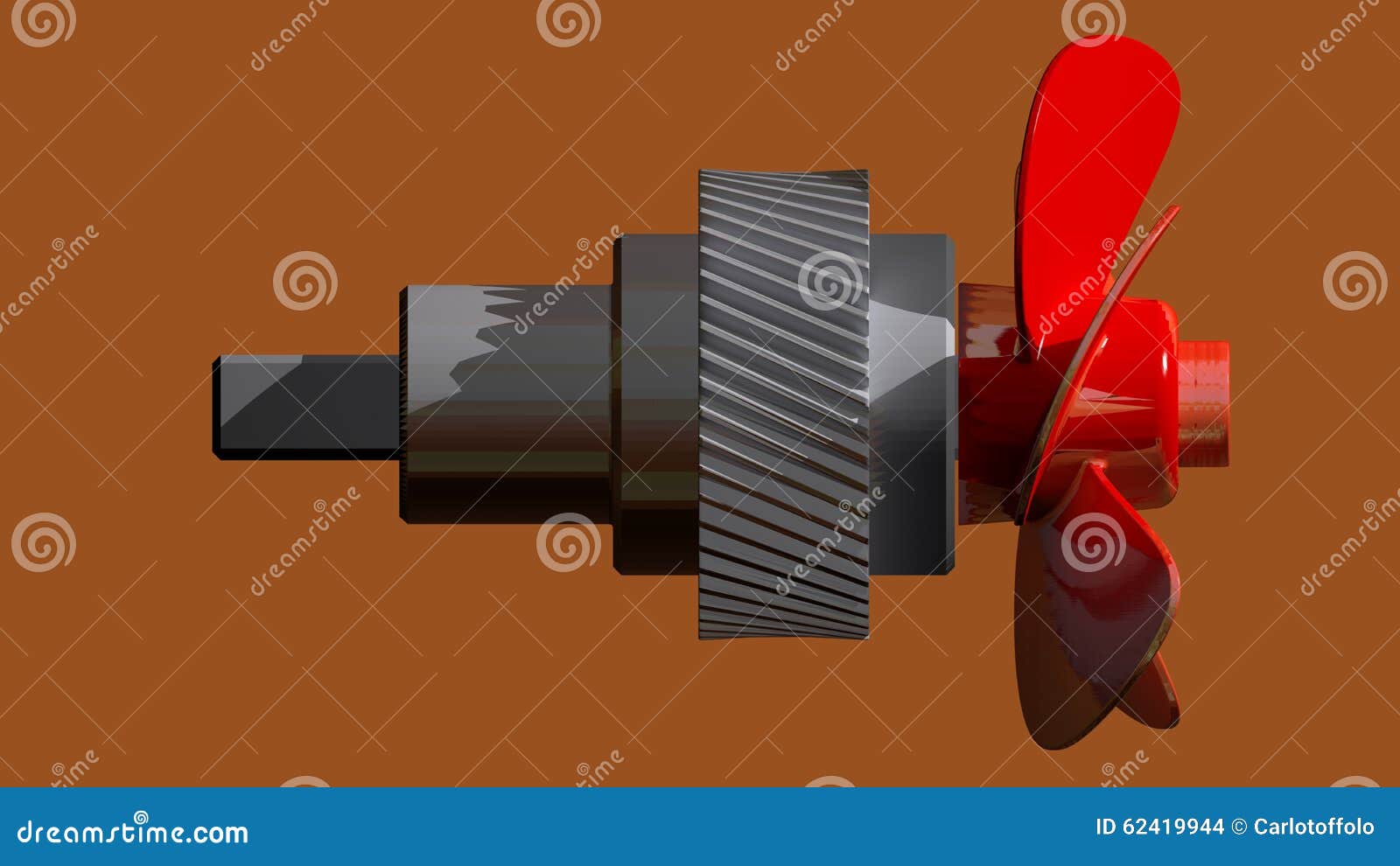 Propeller With Helical Gear Stock Image | CartoonDealer.com #49537609
