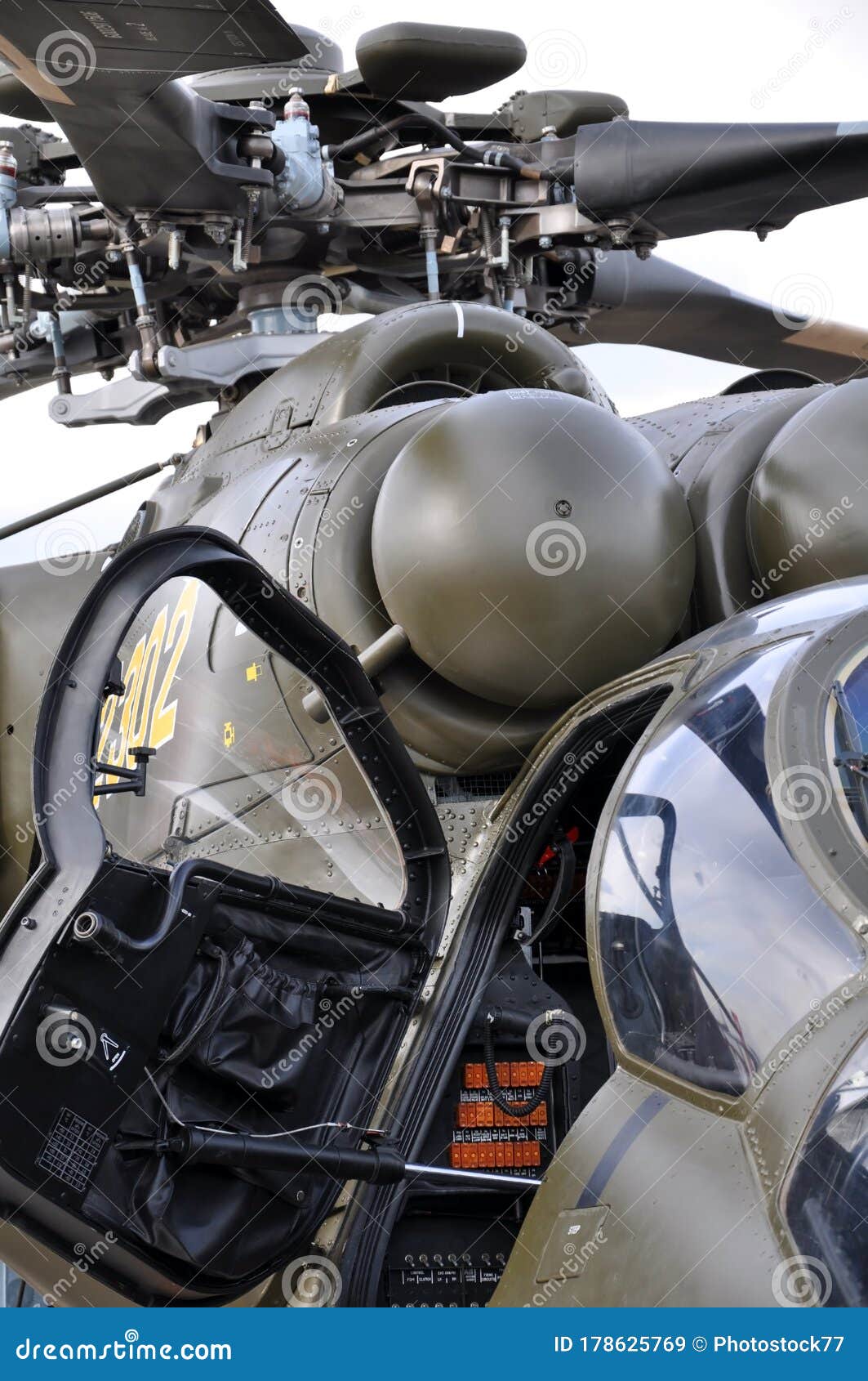 The Propeller of the Helicopter Editorial Stock Image - Image of flat ...