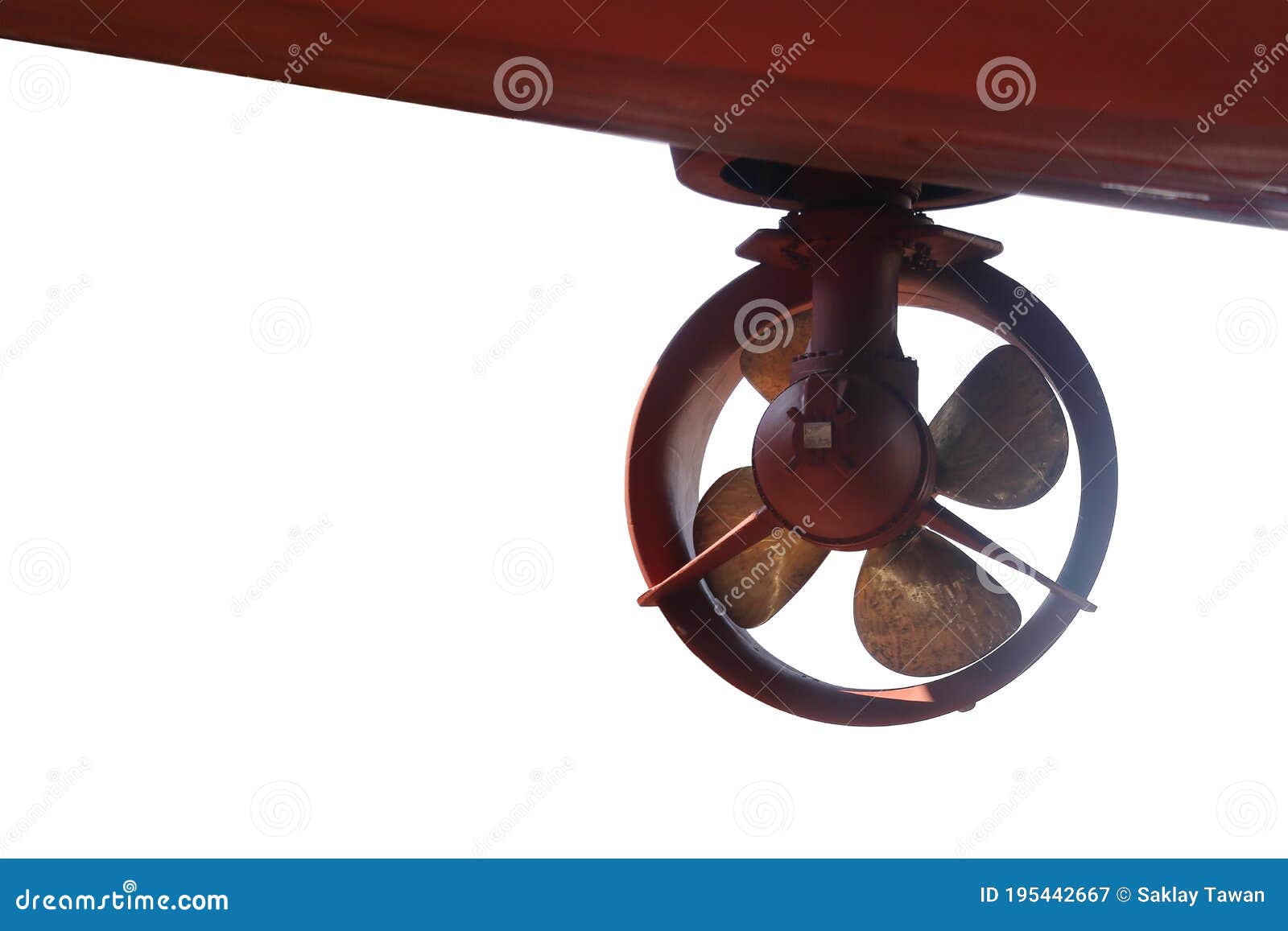Propeller Isolated on White Background Stock Image - Image of ...