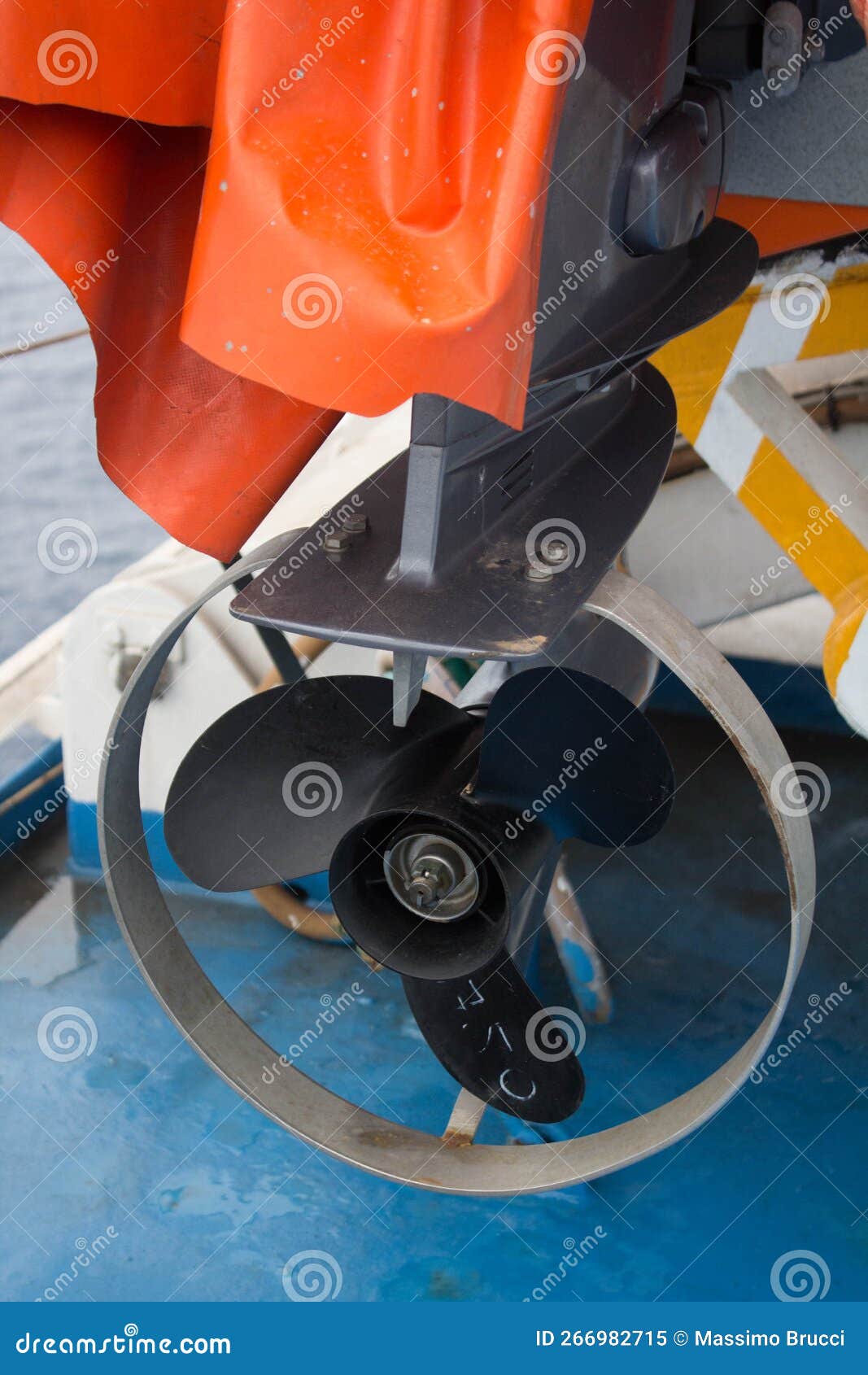 Propeller of Life Rafts of a Liner Ferry Stock Image - Image of ferry ...