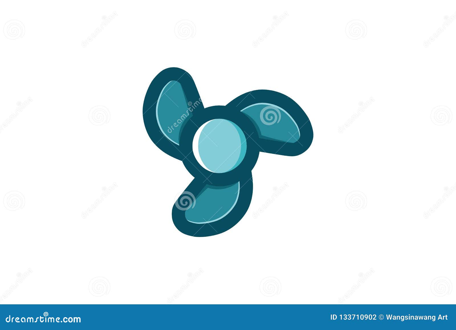 Propeller Logo Designs Inspiration Isolated on White Background. Stock ...