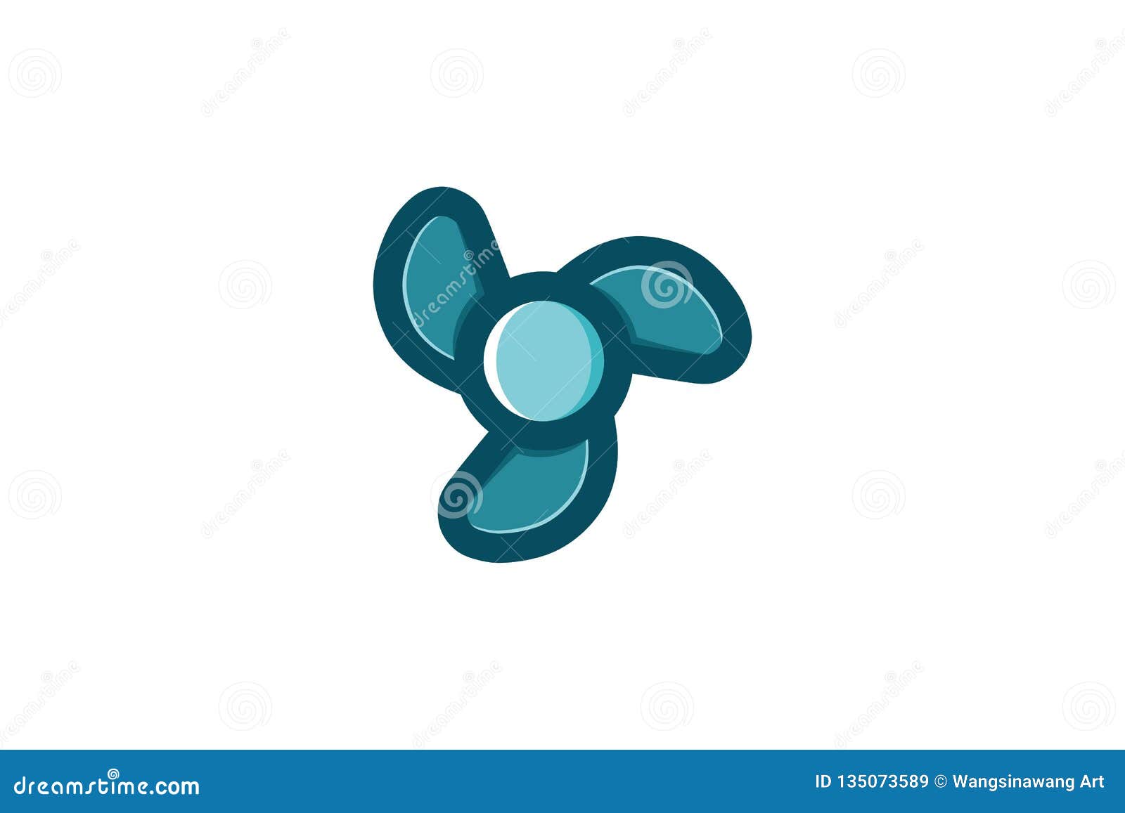 Propeller Logo Designs Inspiration Isolated on White Background. Stock ...