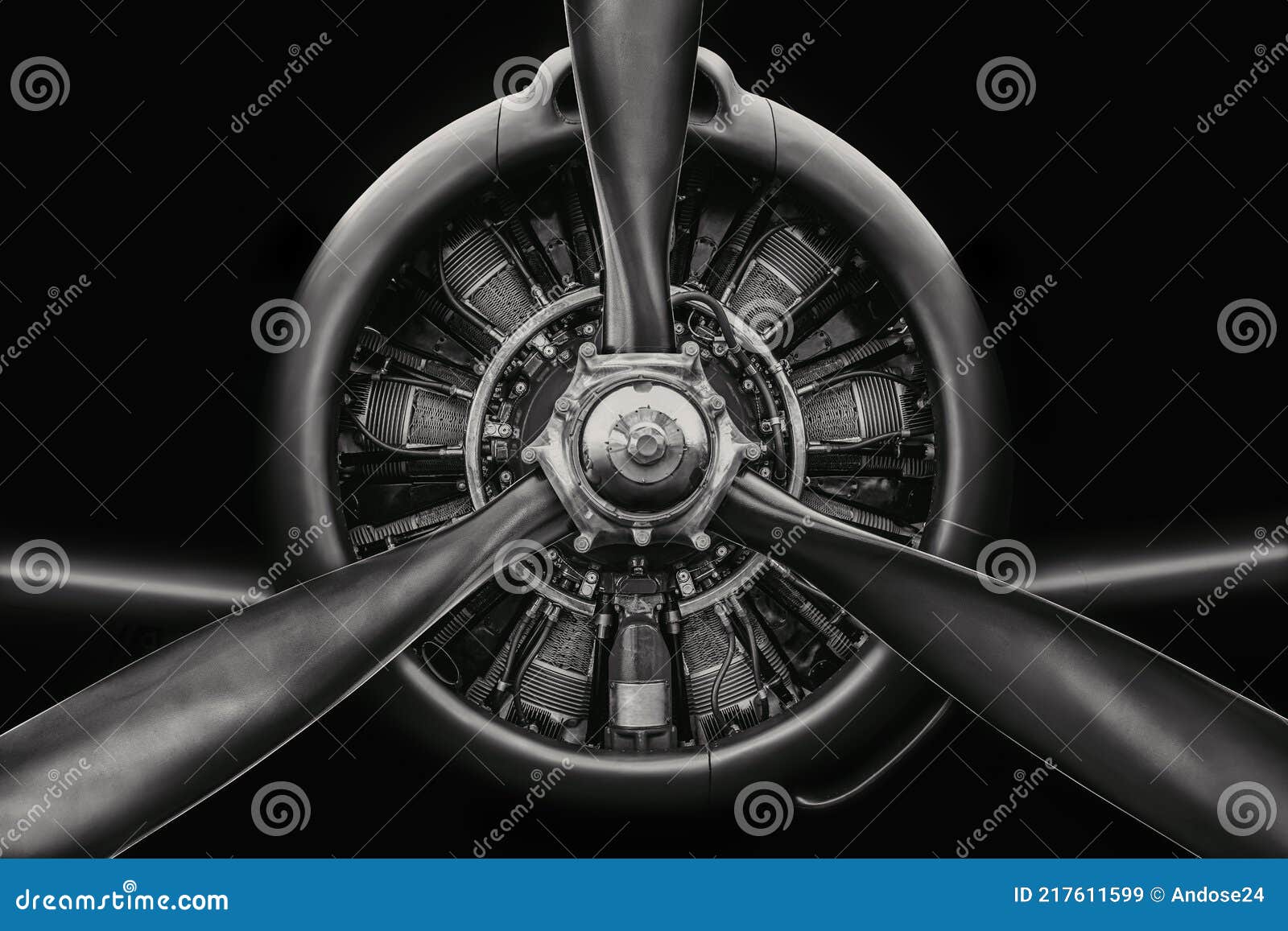 Propeller stock image. Image of black, detail, close - 217611599