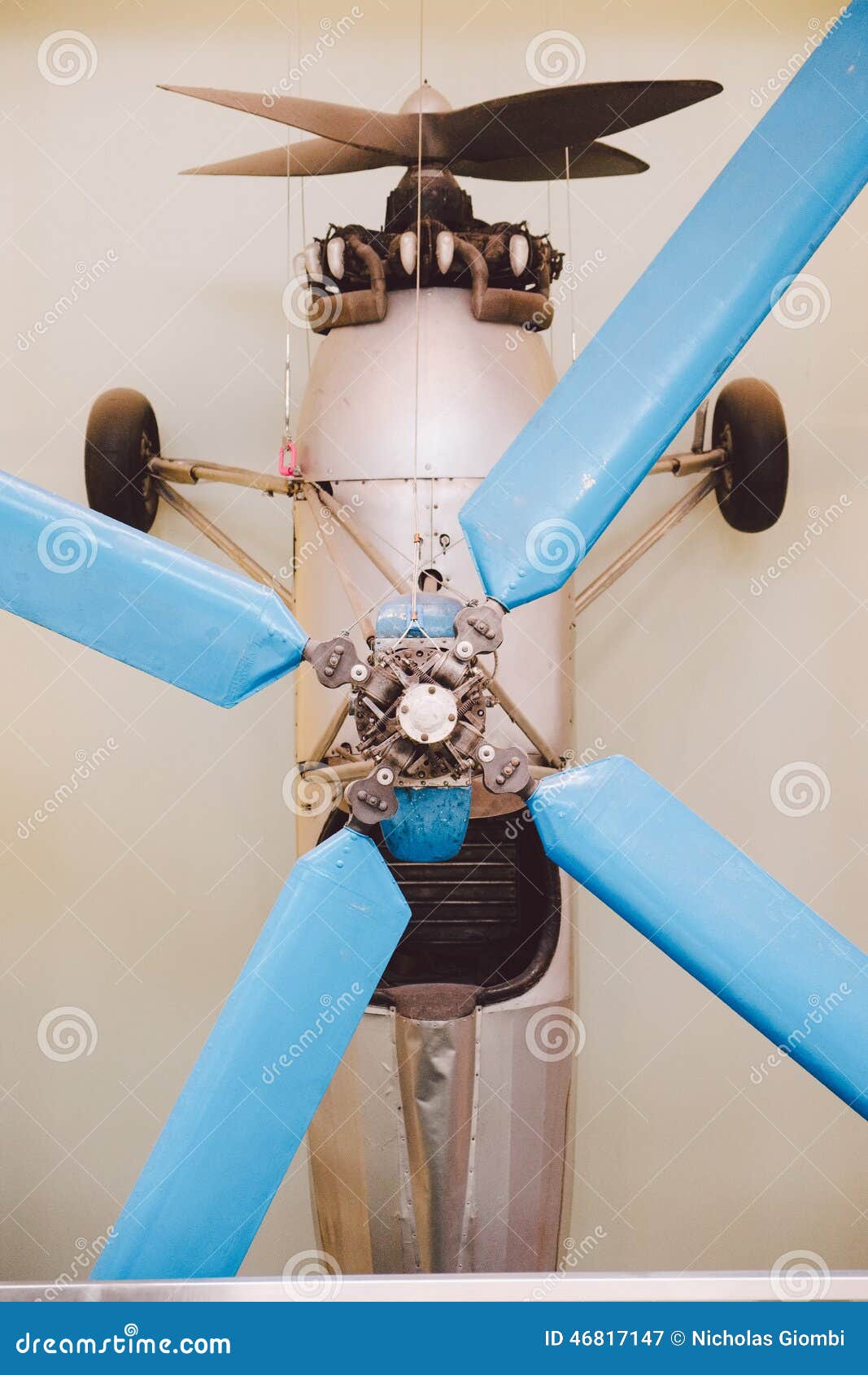 Propeller Plane, Color stock image. Image of tech, flying - 46817147