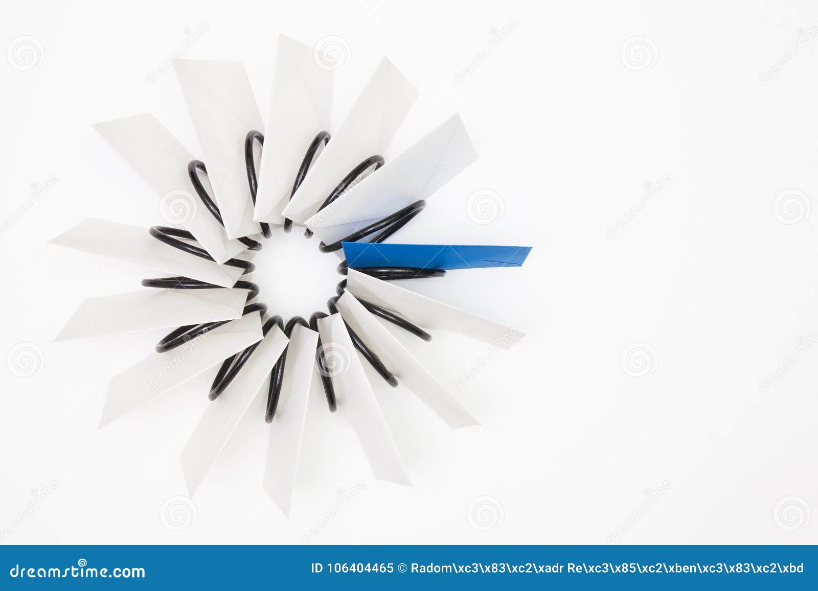 Propeller of White and Color Envelopes Stock Image - Image of mailbox ...