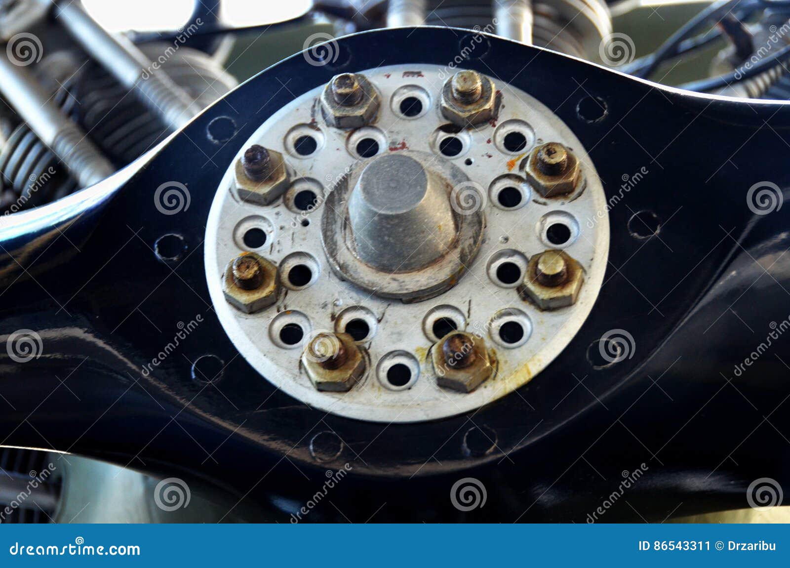 The Propeller of a World War II Airplane Editorial Photo - Image of ...