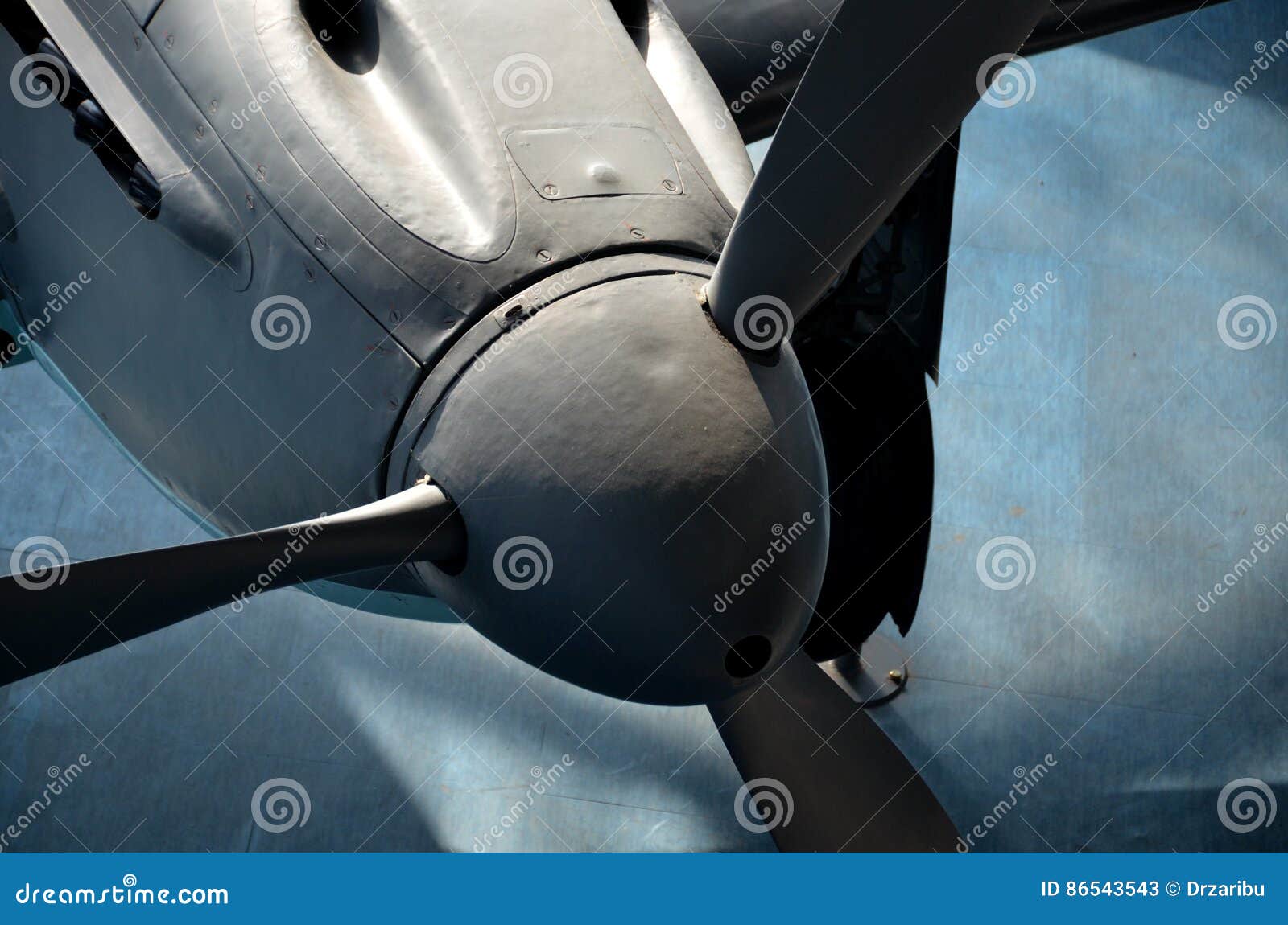 The Propeller of a World War II Airplane Editorial Stock Photo - Image ...