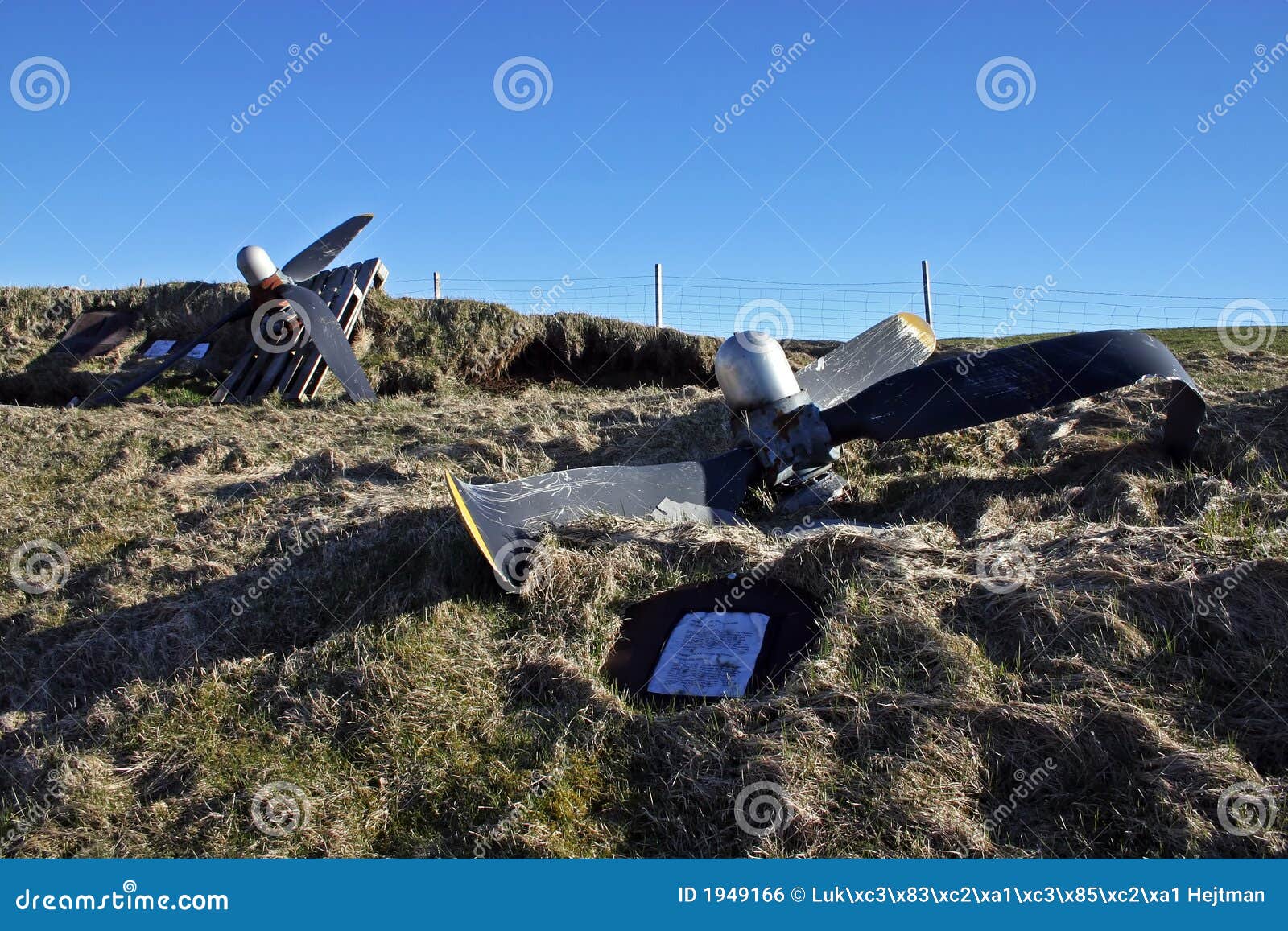 Propellers stock photo. Image of flight, aviation, crash - 1949166