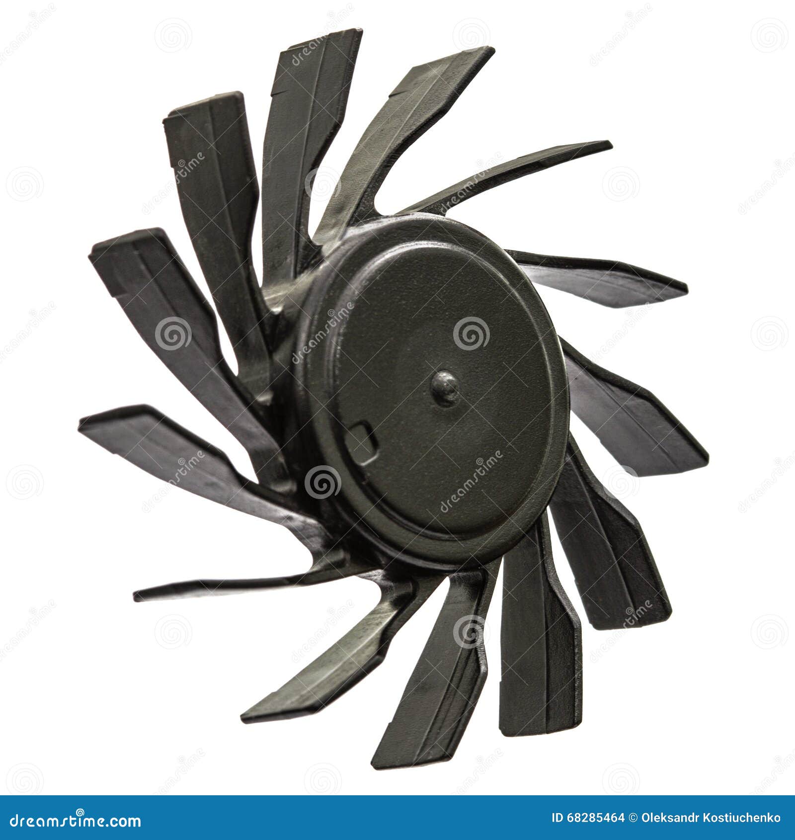 Propellers of Fan, Isolated on White Background Stock Photo - Image of ...