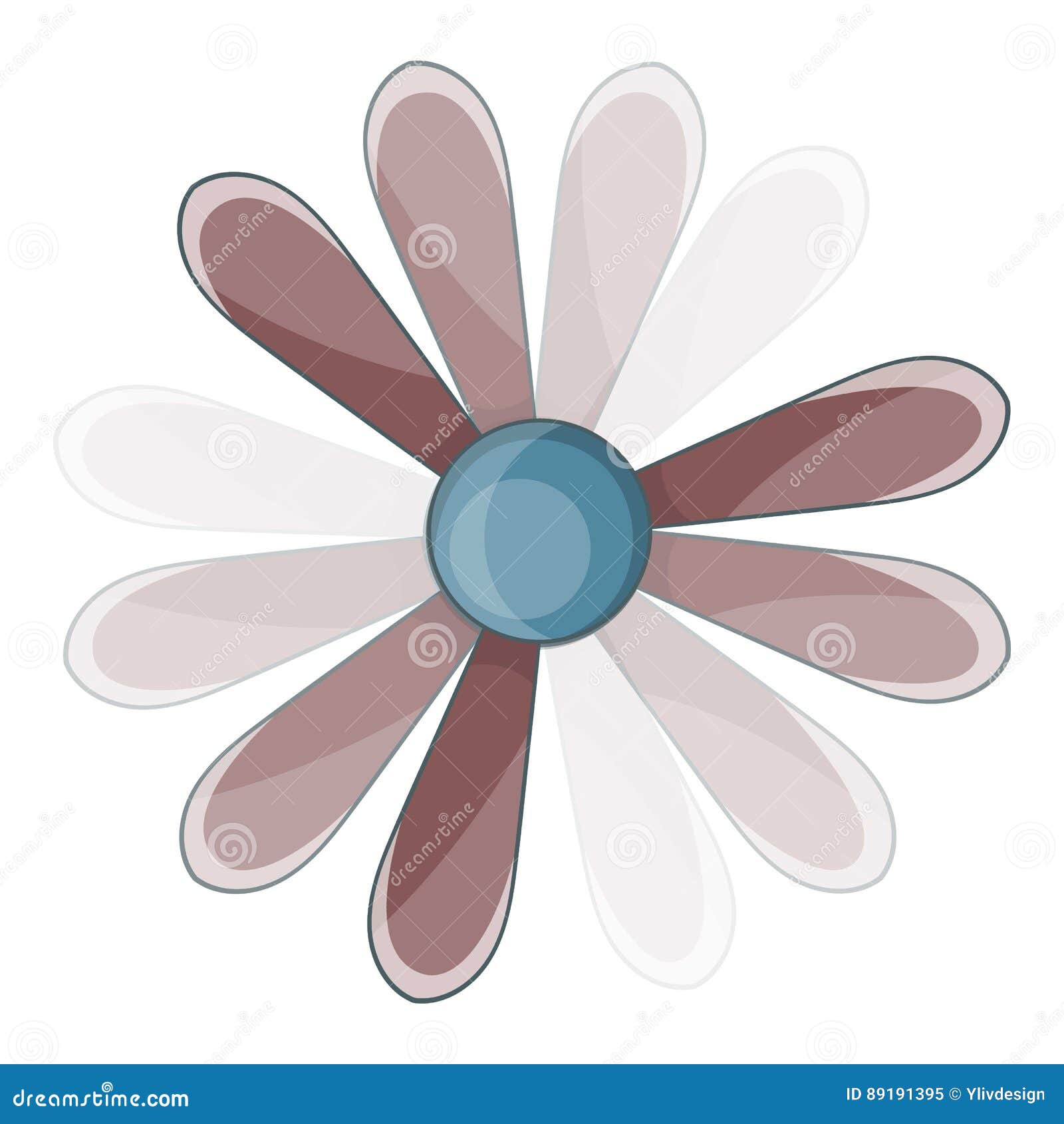 Propellersymbol, Tecknad Filmstil Vektor Illustrationer - Illustration ...