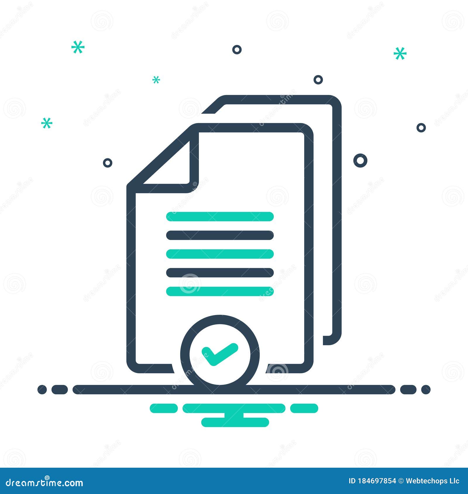 Mix Icon for Proper, Reasonable and Advisable Stock Vector ...