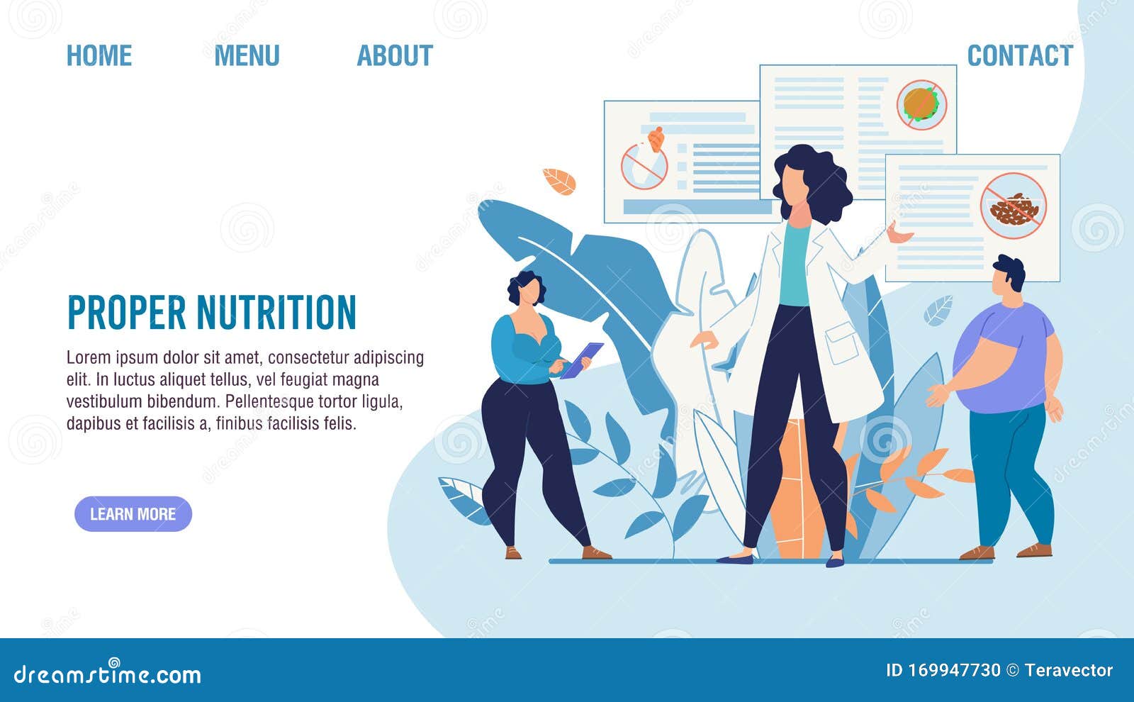 Proper Nutrition Concept. Nutrition Infographic Cartoon Vector ... Proper Nutrition Concept. Nutrition Infographic Cartoon Vector ...