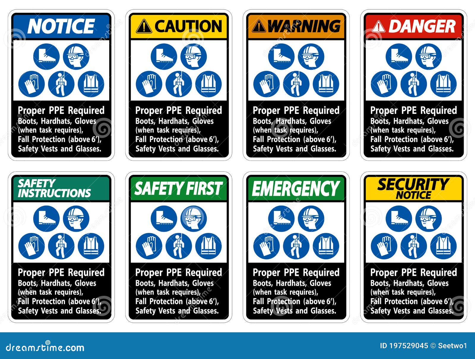 Proper PPE Required Boots, Hardhats, Gloves when Task Requires Fall ...