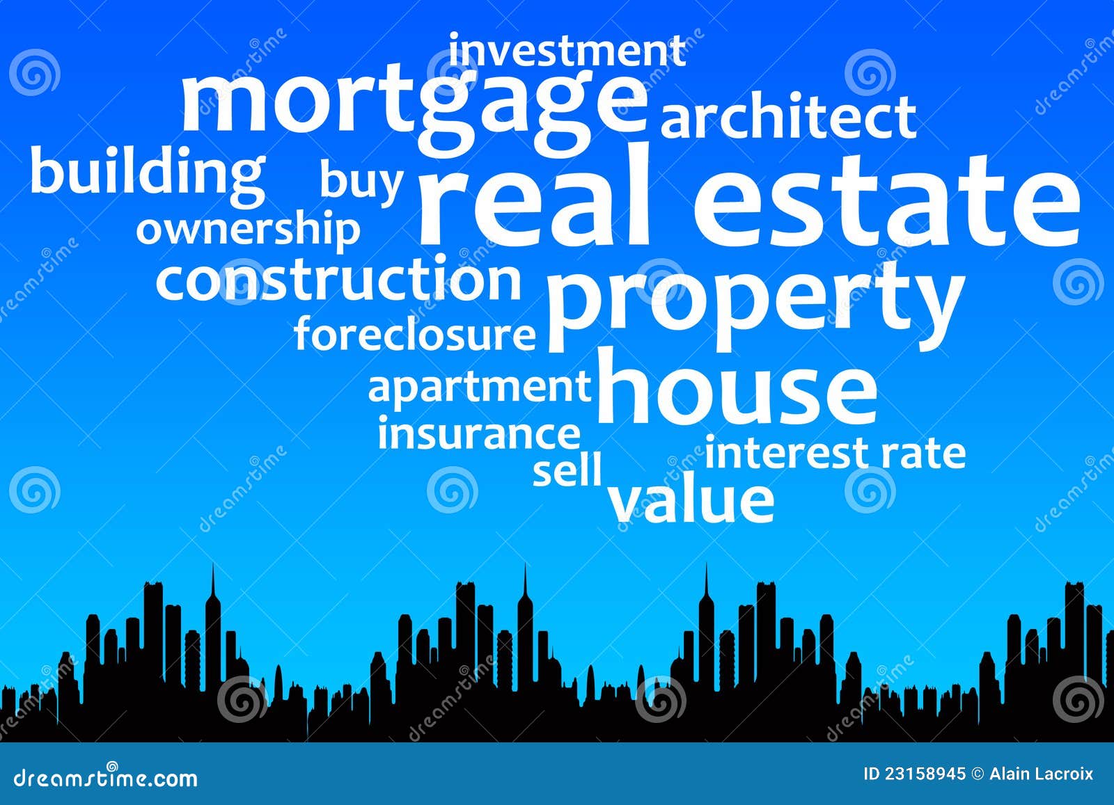 Property stock illustration. Illustration of architect - 23158945