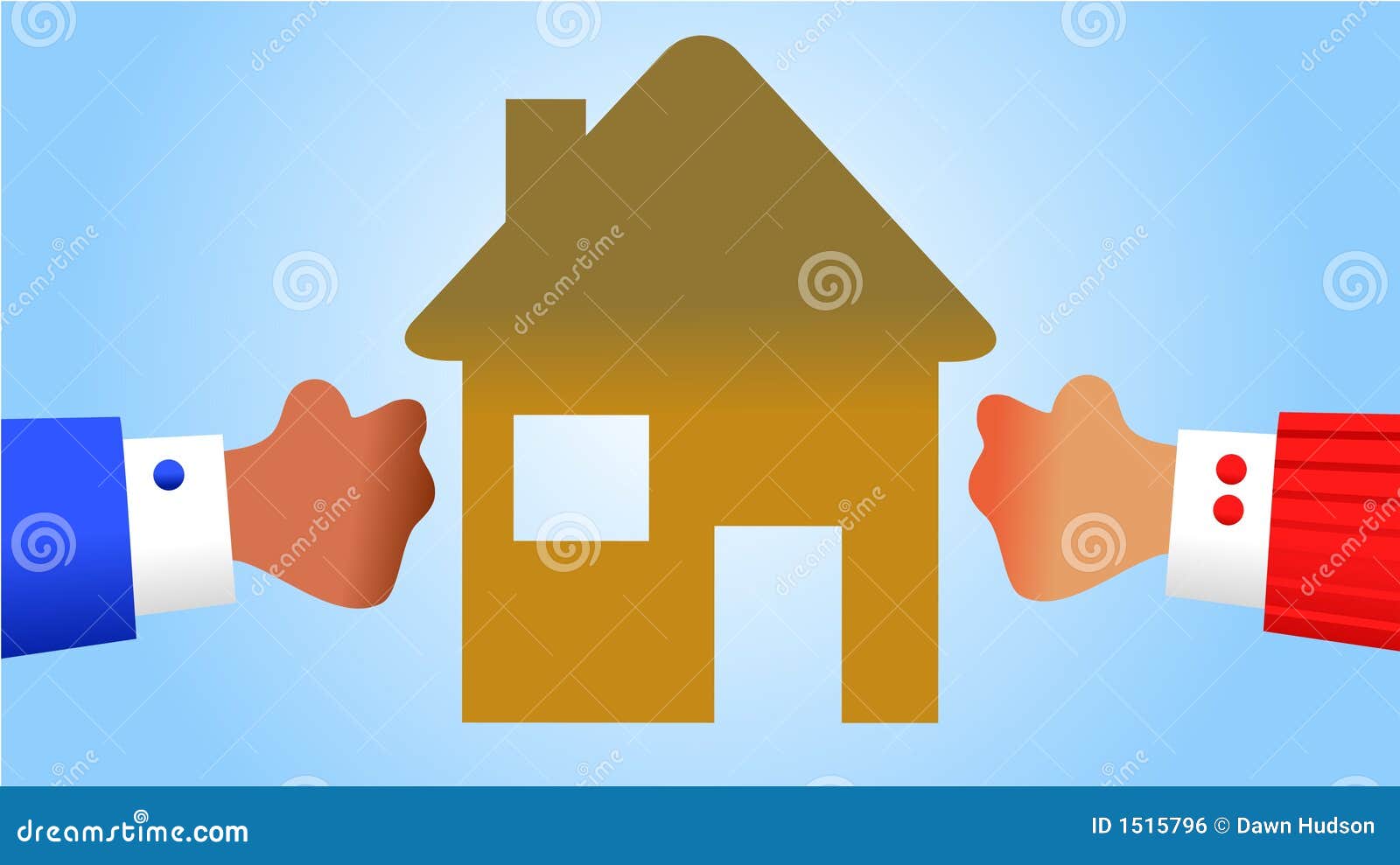 Property battle stock illustration. Illustration of conceptual - 1515796