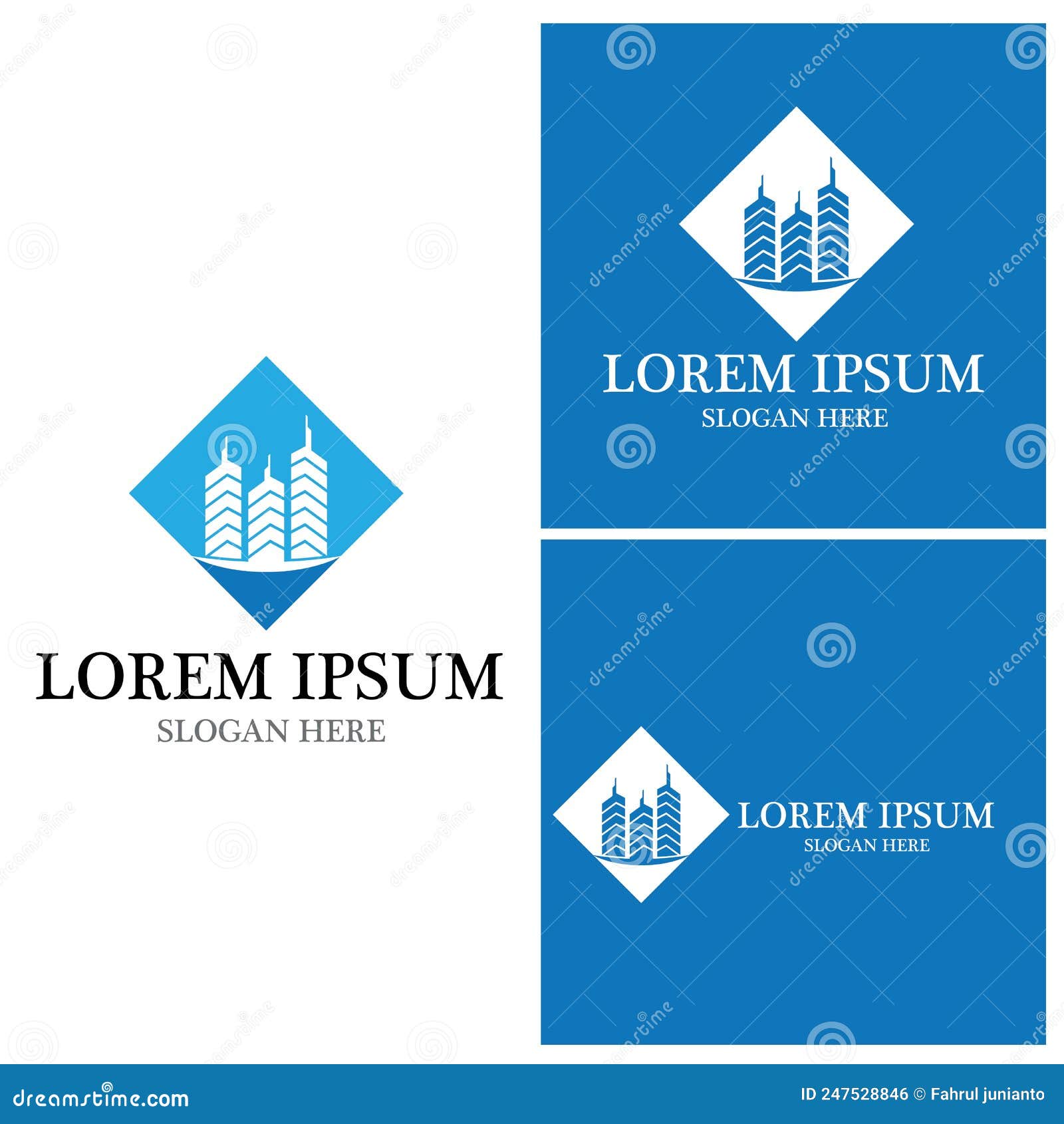 Property and Construction Logo Design Stock Photo - Image of modern ...