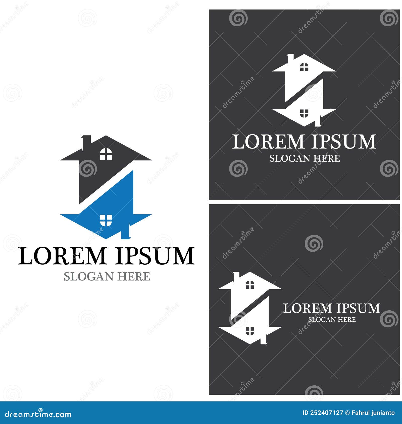 Property and Construction Logo Design Stock Image - Image of commercial ...