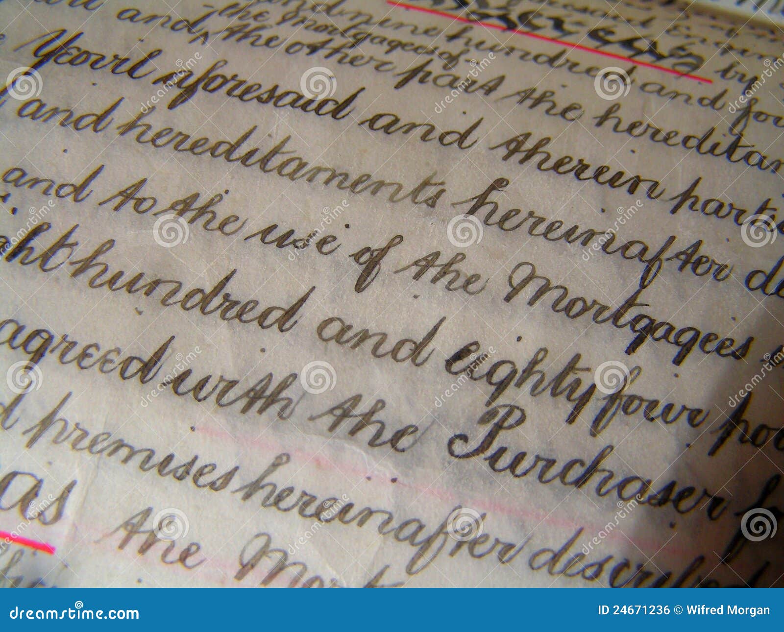 Property deed 02 stock photo. Image of testament, title - 24671236