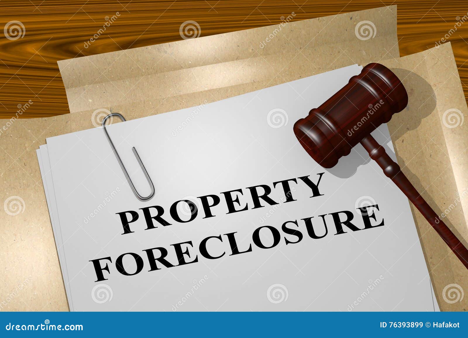 Property Foreclosure Concept Stock Illustration - Illustration of bank ...