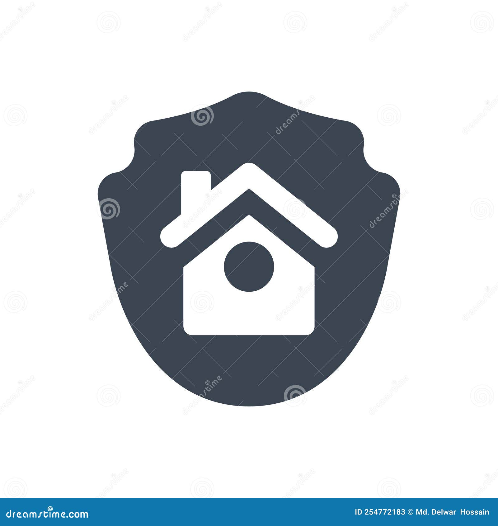 Property insurance icon stock vector. Illustration of icon - 254772183