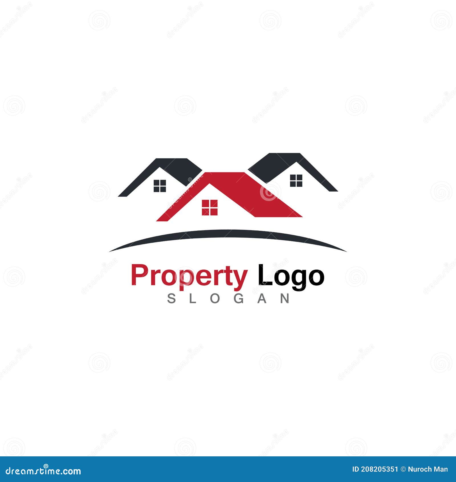 Property Logo Design Icon Vector. Stock Vector - Illustration of ...