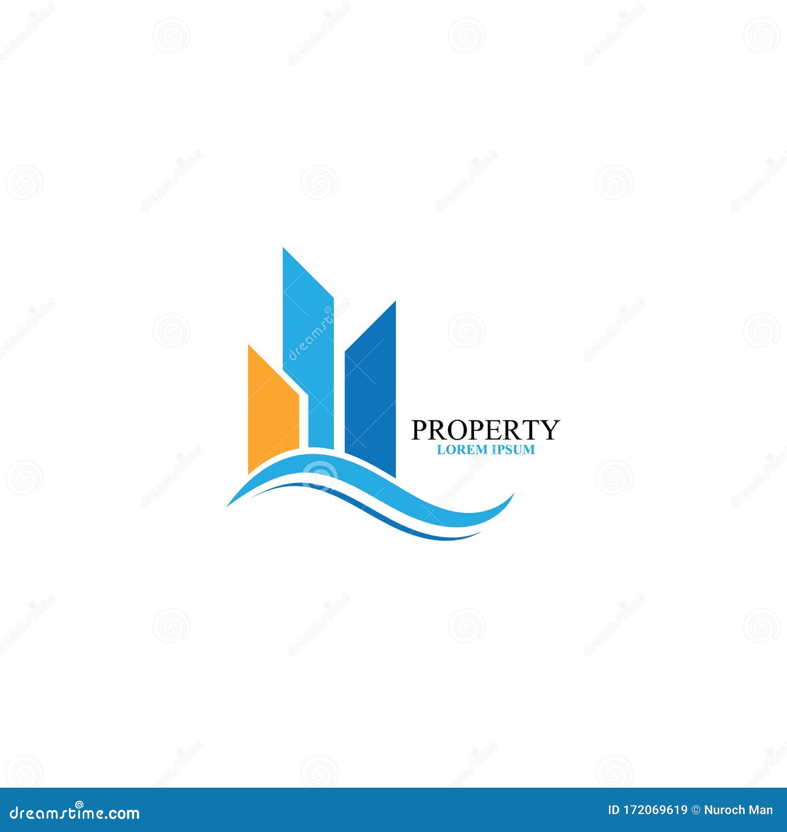 Property Logo Design Vector Icon. Stock Vector - Illustration of ...