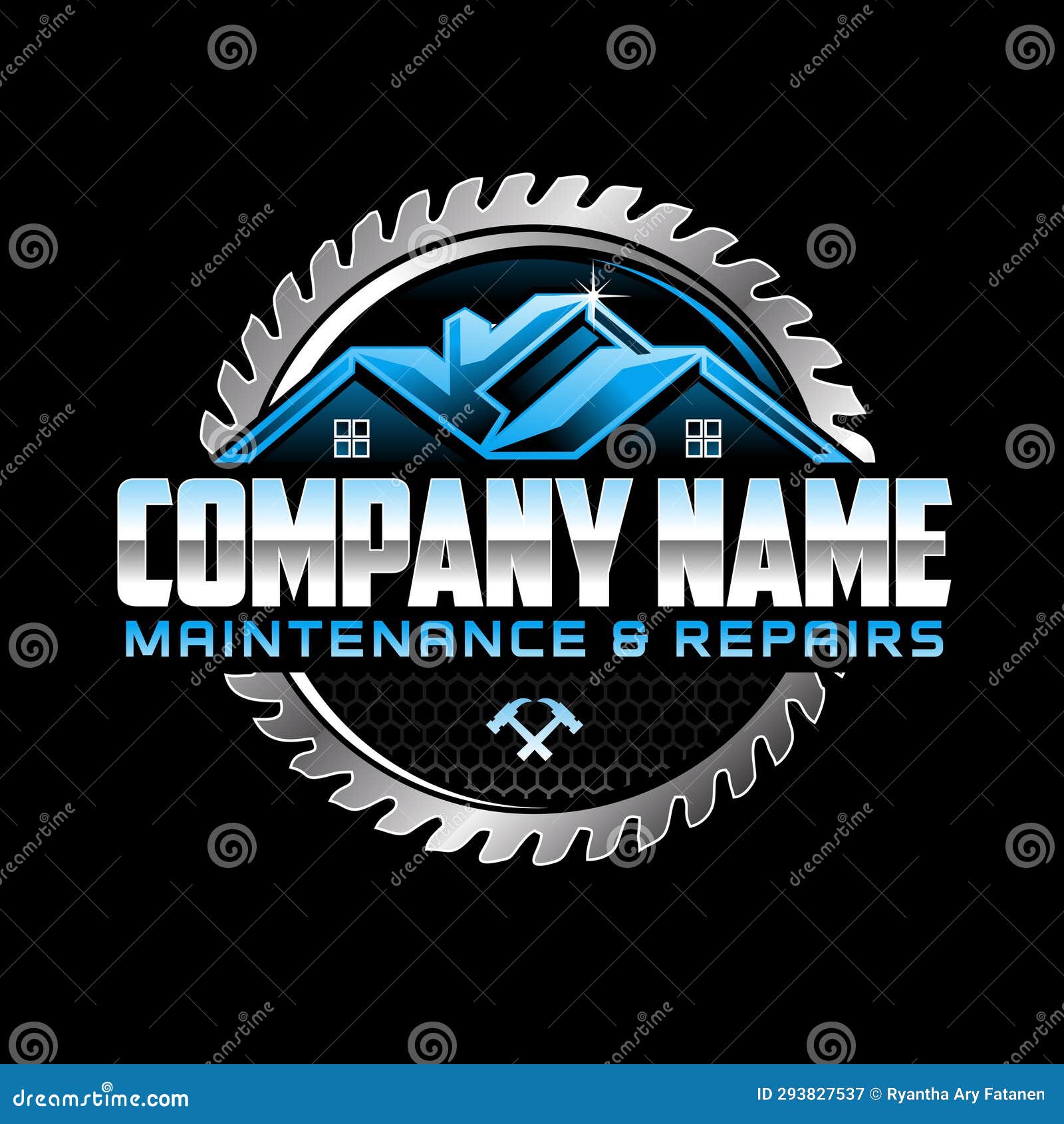 Property Maintenance and Repairs Logo Design Stock Vector ...