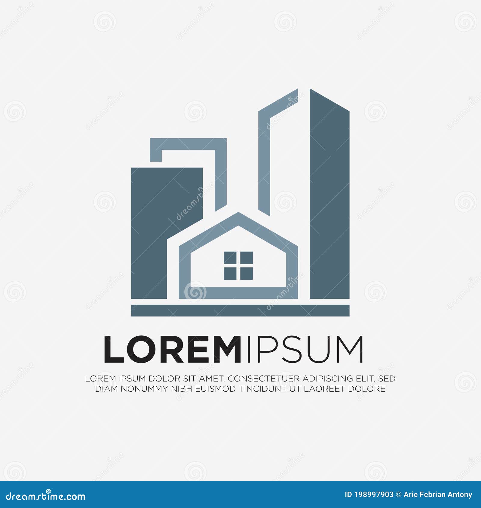 Property Management Logo Vector Design Illustration Stock Vector ...