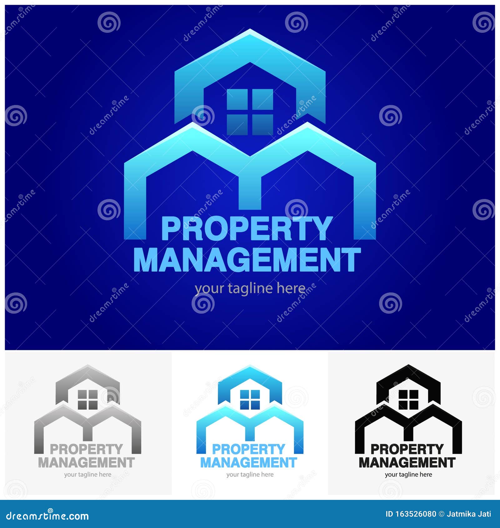 Property Management Symbol. Stock Vector - Illustration of move ...