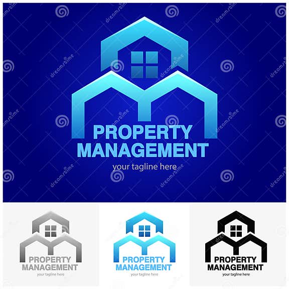 Property Management Symbol. Stock Vector - Illustration of move ...