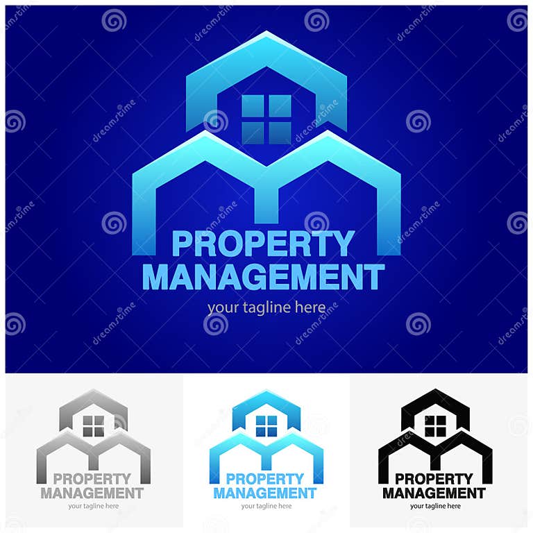 Property Management Symbol. Stock Vector - Illustration of move ...