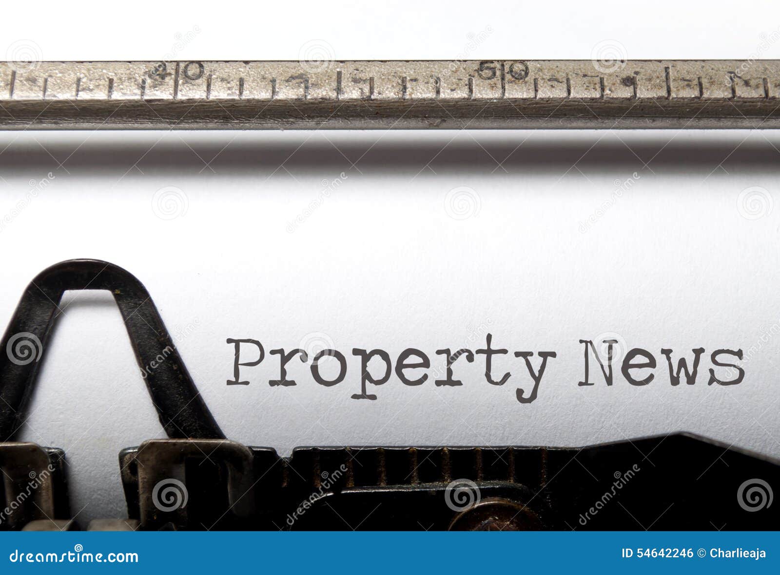 Property News stock photo. Image of prices, property - 54642246