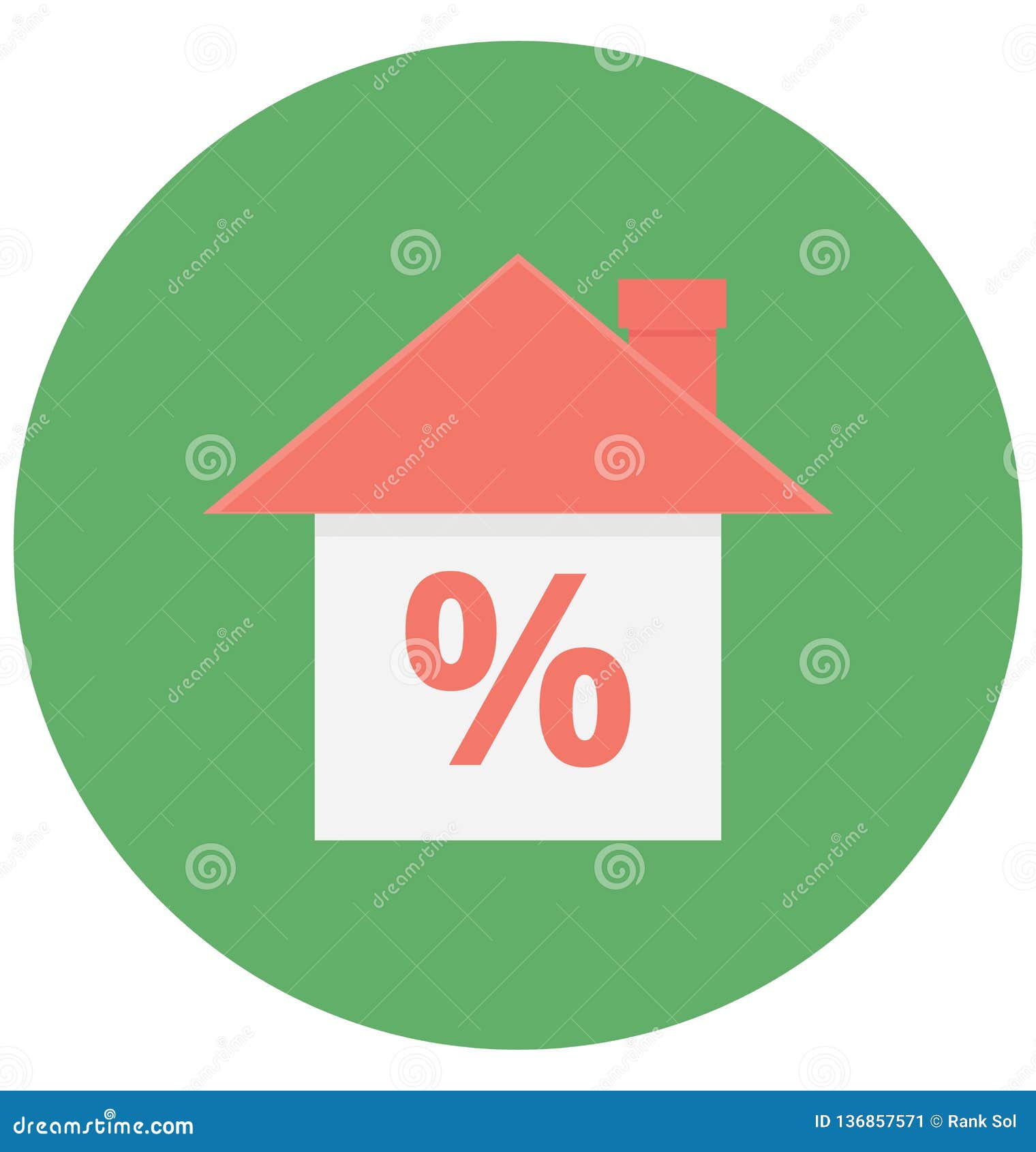 Property Tax Color Vector Icon Which Can Be Easily Modified or Edit ...