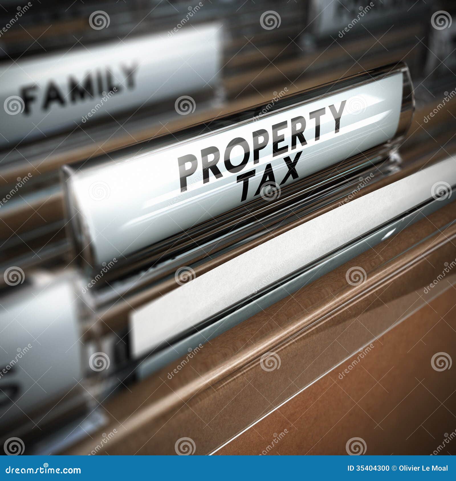 Property Tax stock illustration. Illustration of document - 35404300
