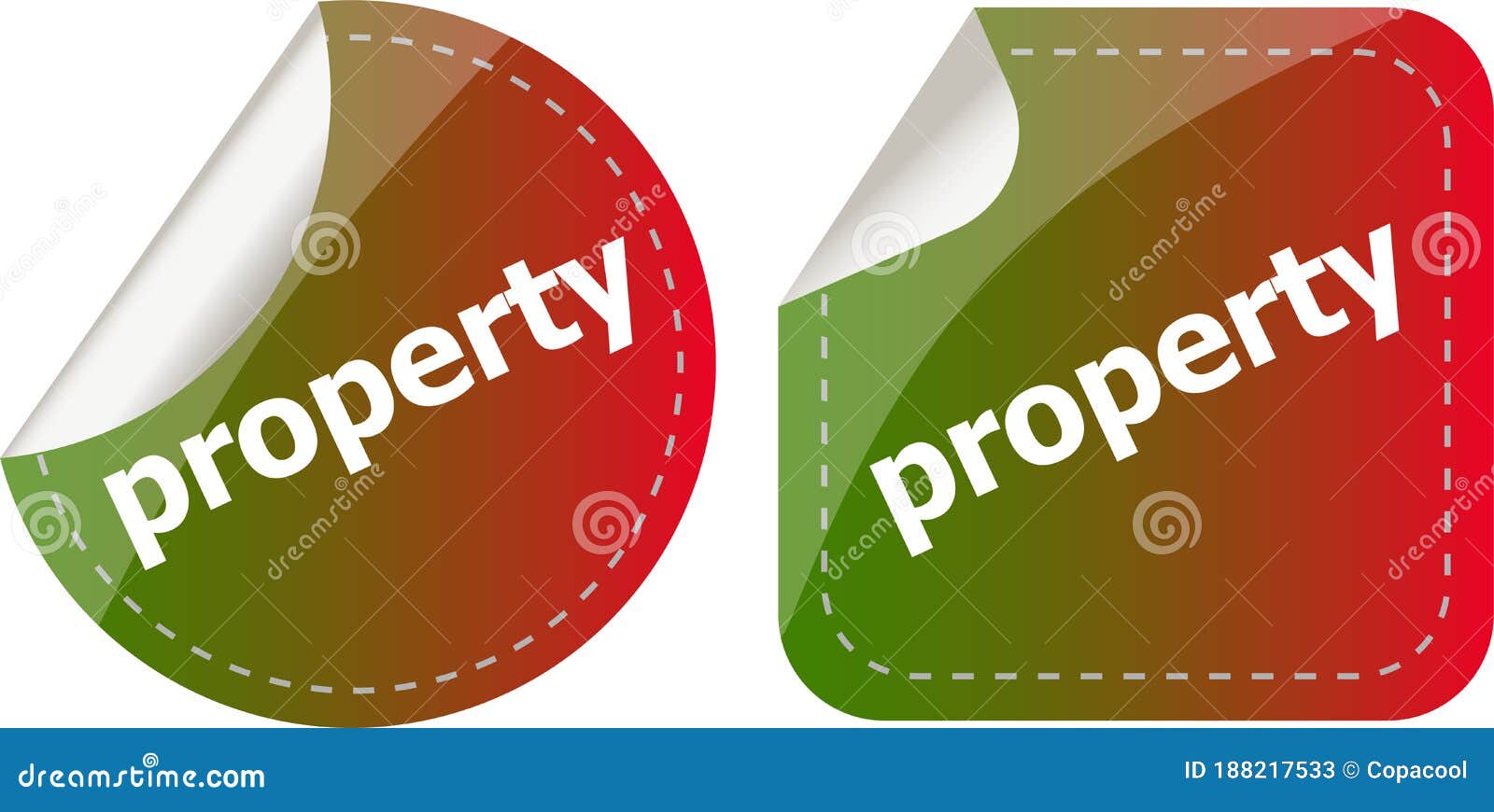 Set Stickers Property Value, Real Estate Appraisal Theme. Tiny ...