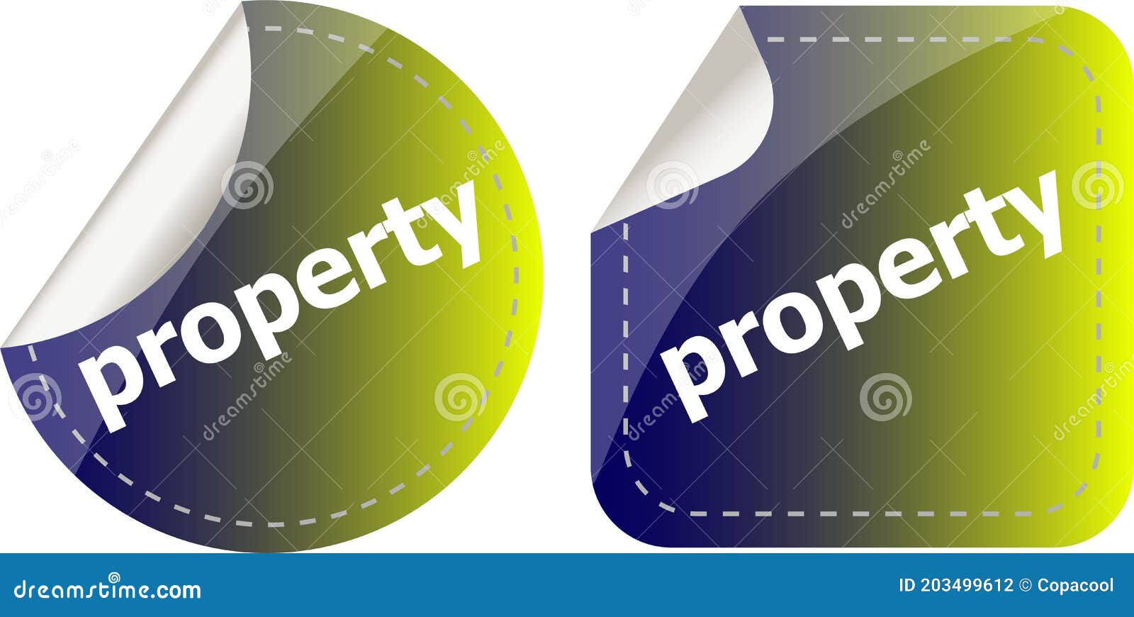 Set Stickers Property Value, Real Estate Appraisal Theme. Tiny ...