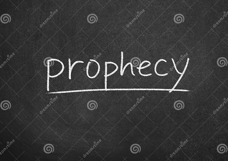 Prophecy stock photo. Image of background, chalkboard - 165979042