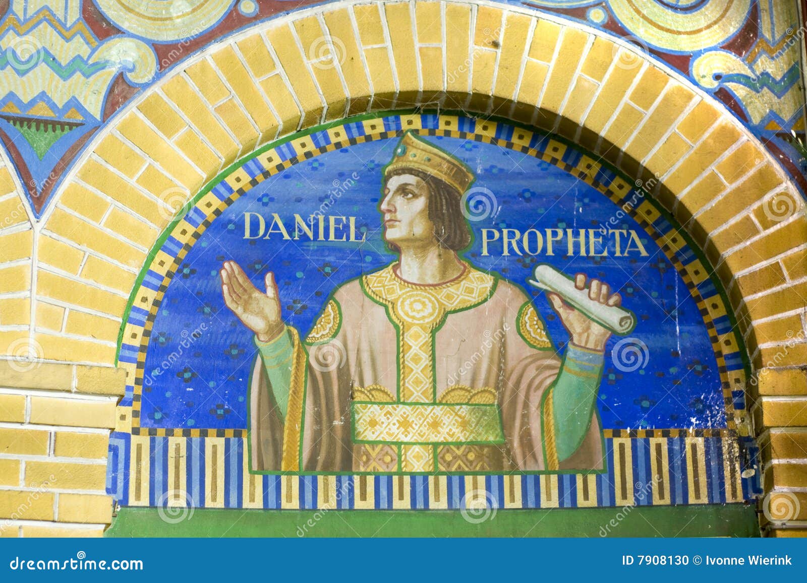 The prophet Daniel stock photo. Image of religion, wall - 7908130